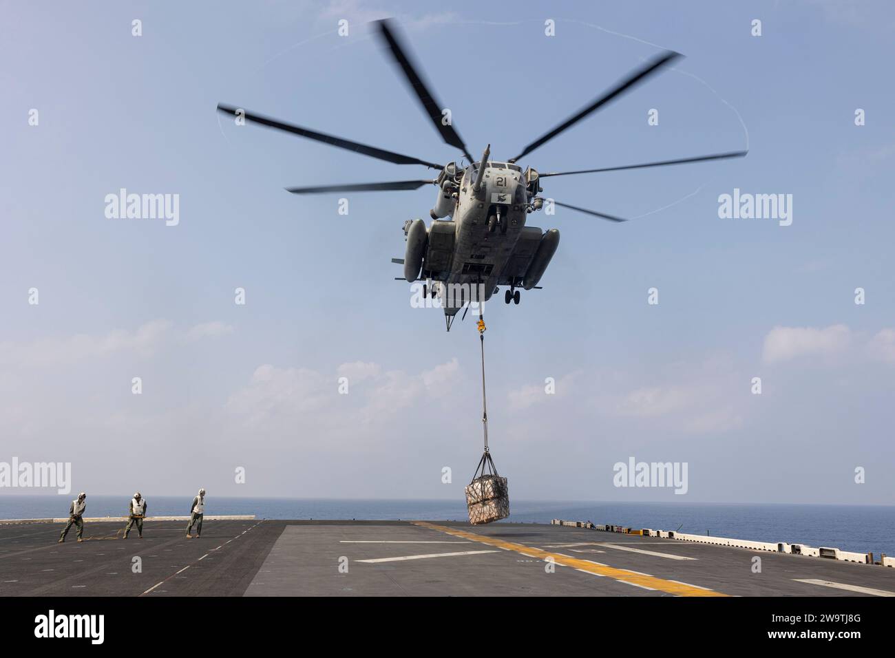 The U.S. Marines conducted helicopter support team (HST) operations ...