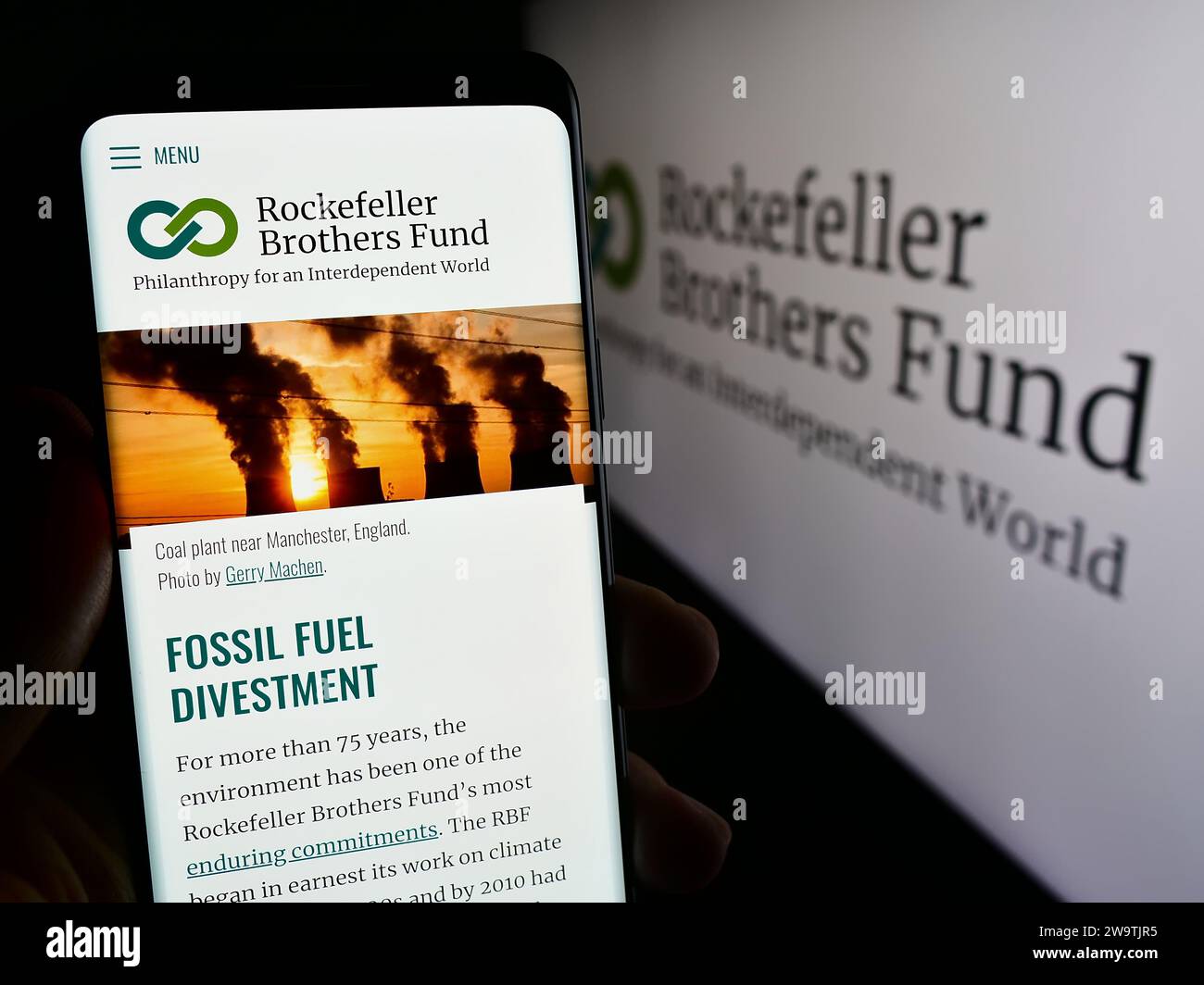 Rockefeller brothers fund logo hi-res stock photography and images - Alamy