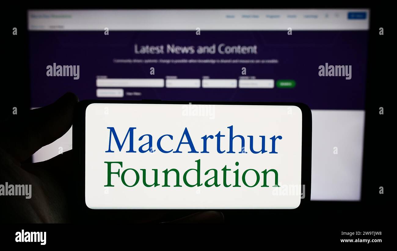 Macarthur foundation logo hi-res stock photography and images - Alamy