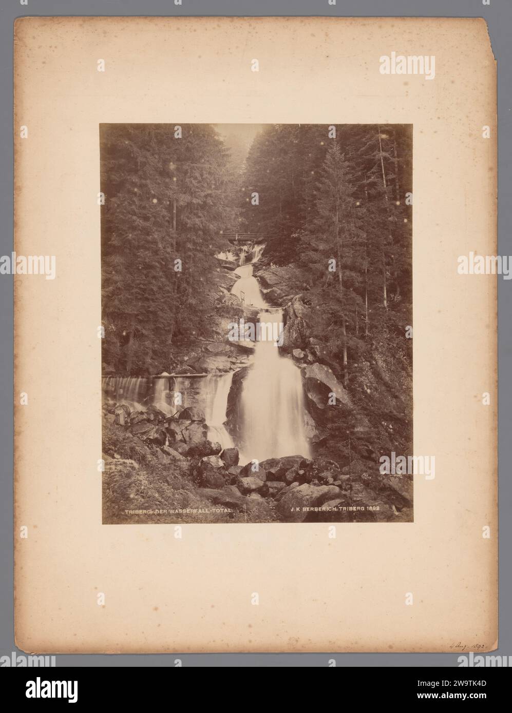 Waterfall, Triberg, Germany, 1892 photograph Triberg As stated in the ...
