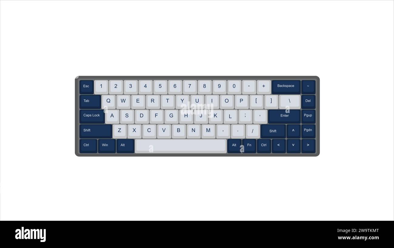 Vector Mechanical keyboard gaming with retro vintage PBT keycaps 68% ...