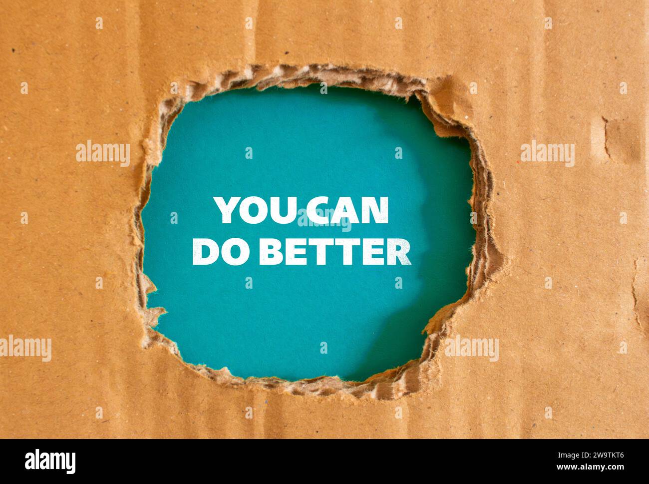 You can do better lettering on ripped paper.. Conceptual photo. Top ...