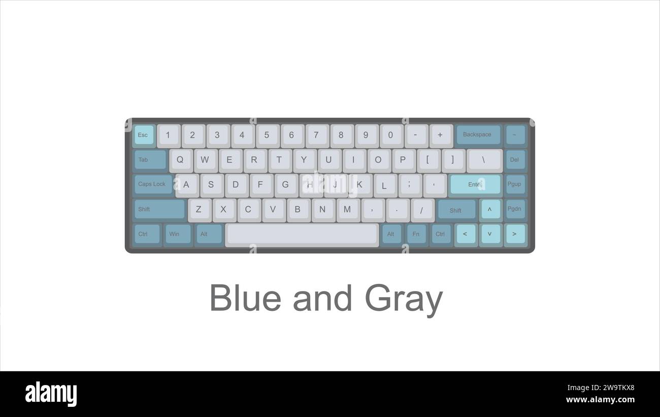 Vector Mechanical keyboard gaming with retro vintage PBT keycaps 68% ...