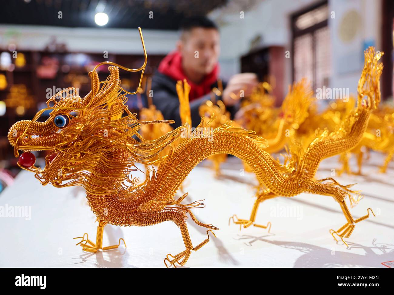 Linyi, Linyi City of east China's Shandong Province. 30th Dec, 2023. An ...