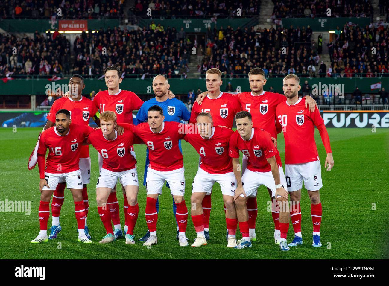Startelf Oesterreich Teamfoto David Alaba (Oesterreich, #08), Michael ...