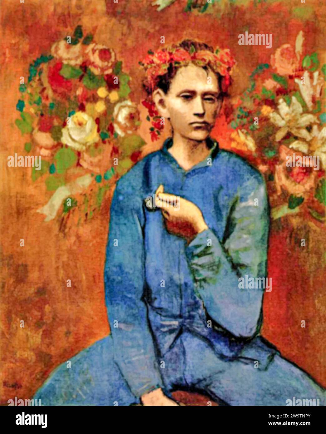 'Boy with a Pipe', 1905 (Painting) by Artist Picasso, Pablo (1881-1973 ...