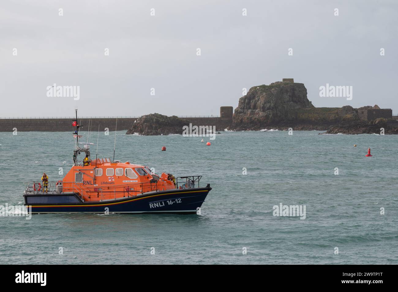 St helier lifeboat hi-res stock photography and images - Alamy