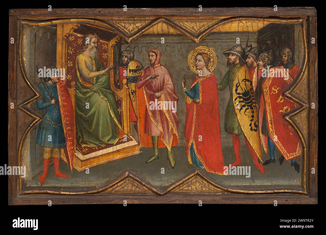 Saint Lucy and Her Mother at the Shrine of Saint Agatha; Saint Lucy ...