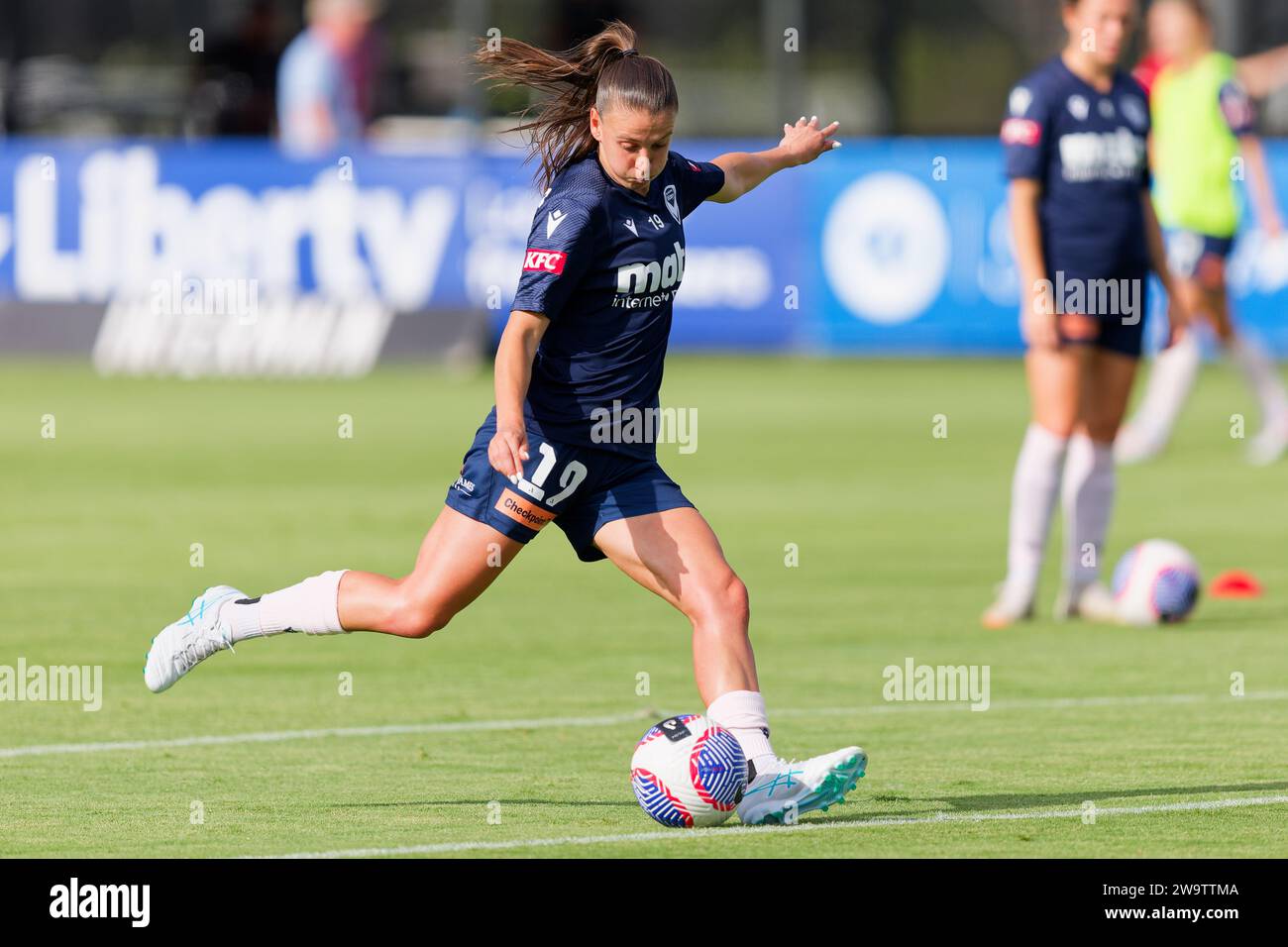 Sydney, Australia. 30th Dec, 2023. Lia Privitelli of Melbourne Victory ...