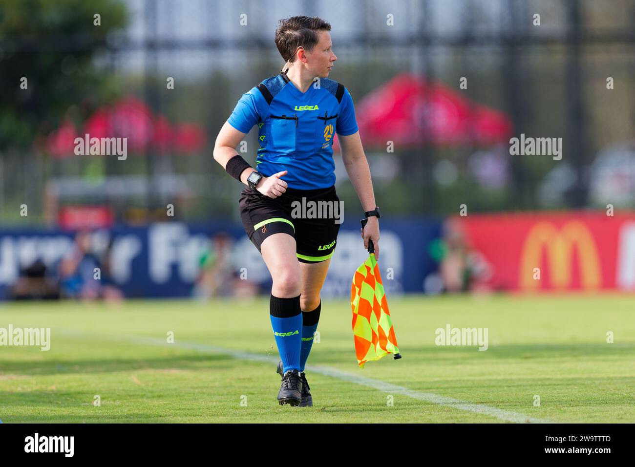 Sydney, Australia. 30th Dec, 2023. Assistant referee, Maggie Price in ...