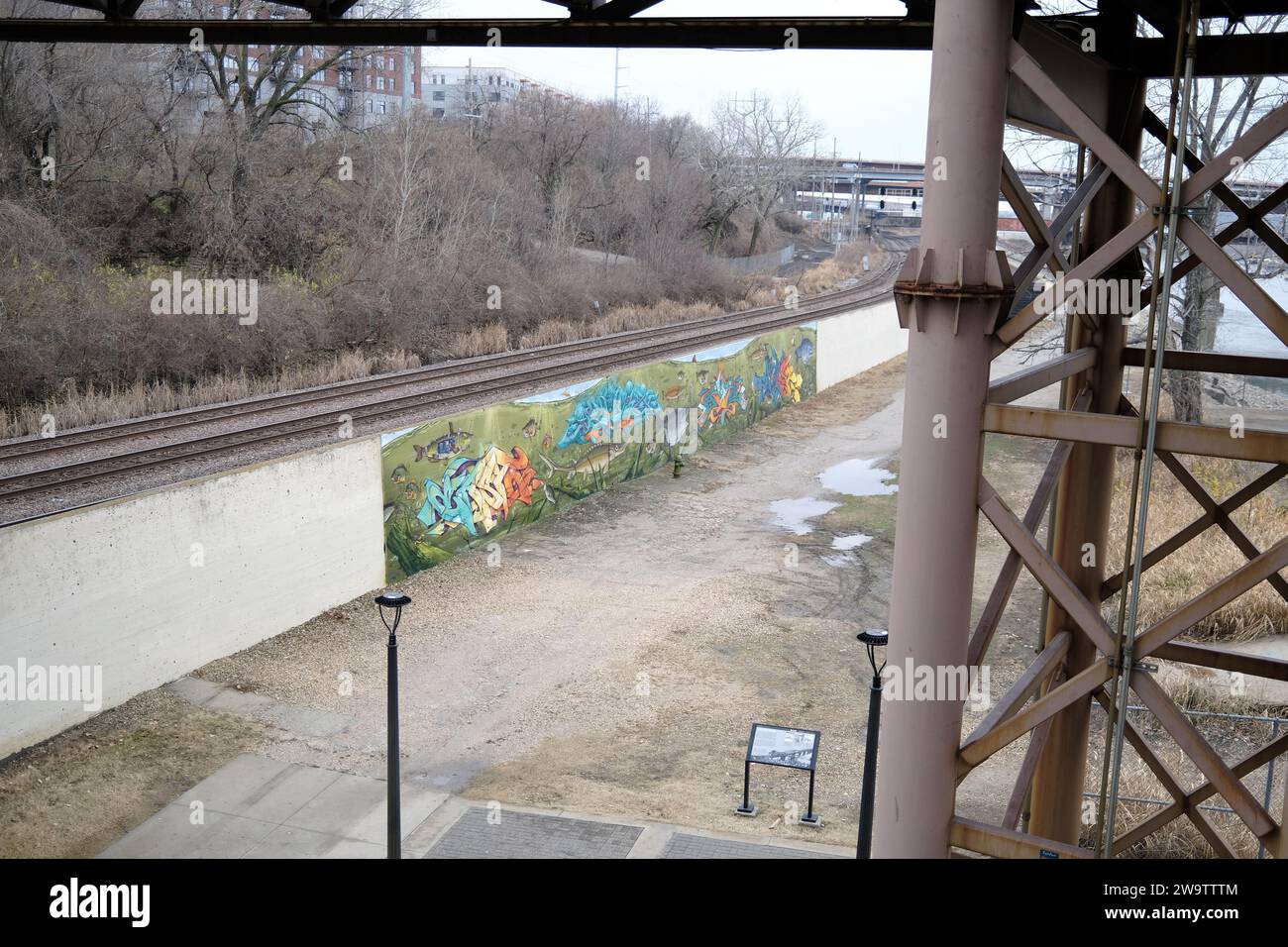 Kansas City Missouri - December 23, 2023: Town of Kansas Bridge in KC ...