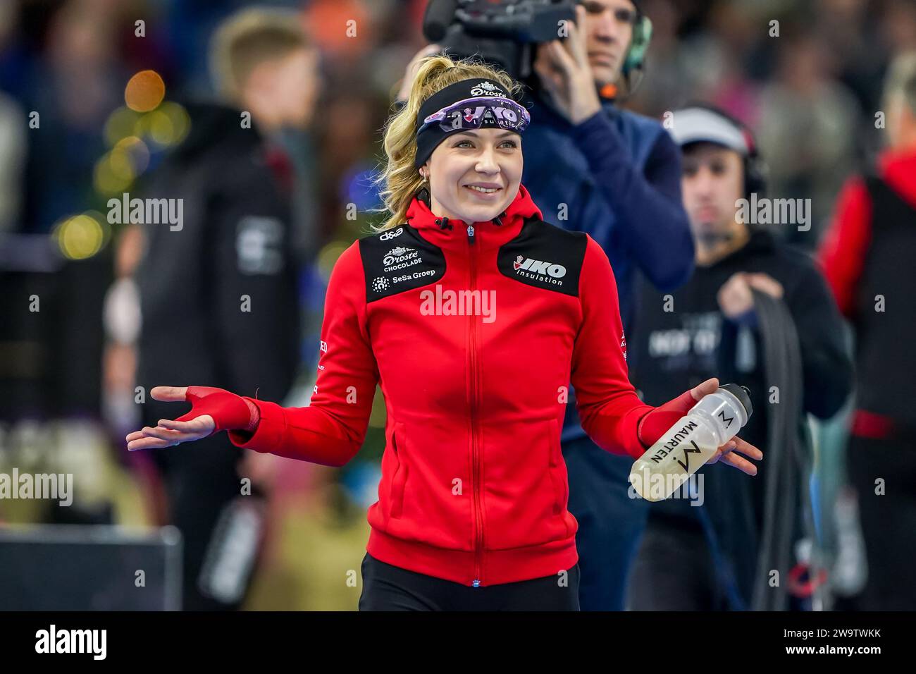 HEERENVEEN, NETHERLANDS - DECEMBER 30: Joy Beune of Team IKO competing ...