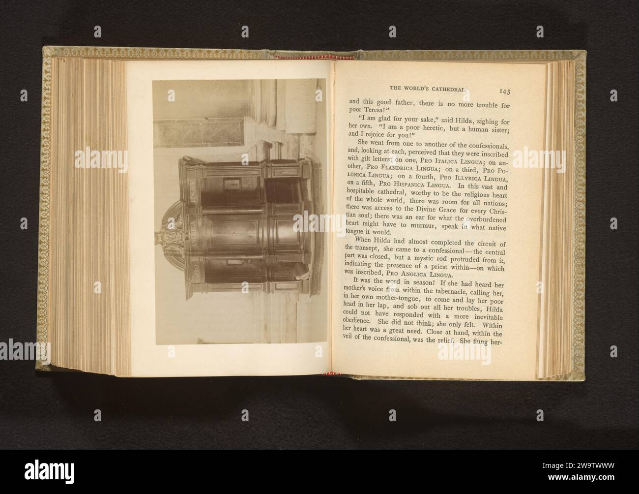 Confessional chair in the St. Peter's Basilica in Vatican City ...