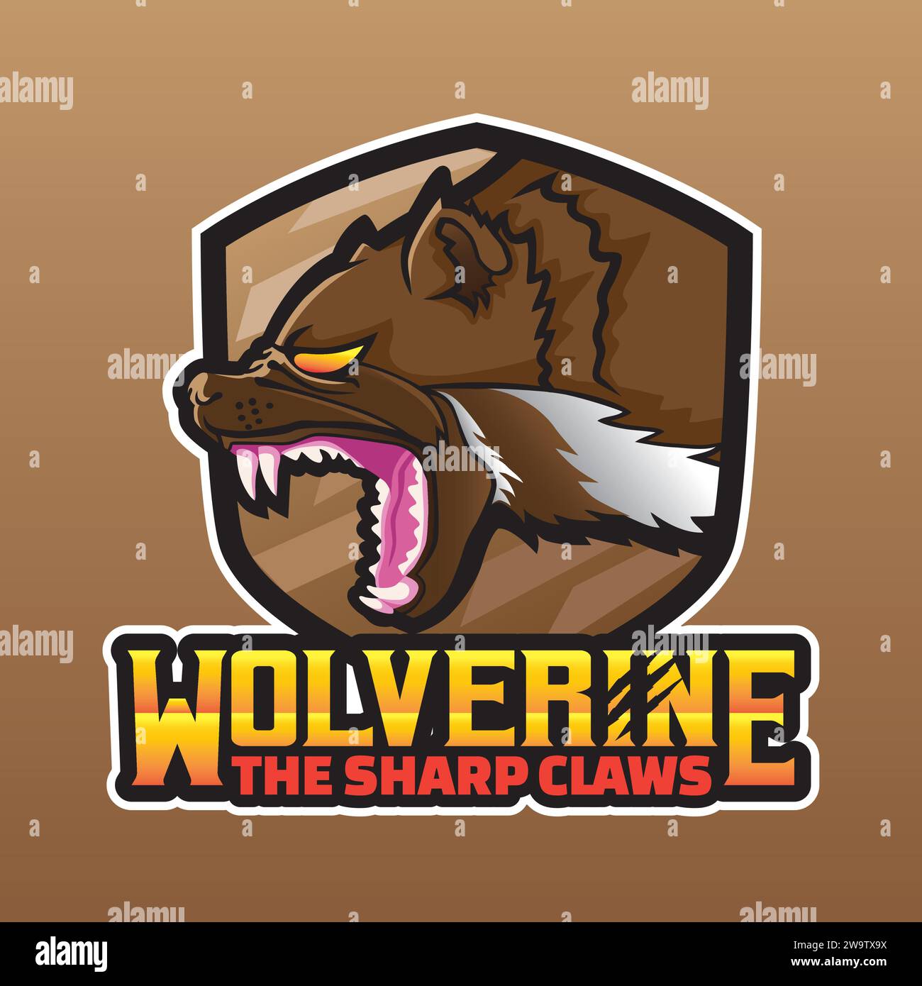 Wolverine cartoon hi-res stock photography and images - Alamy