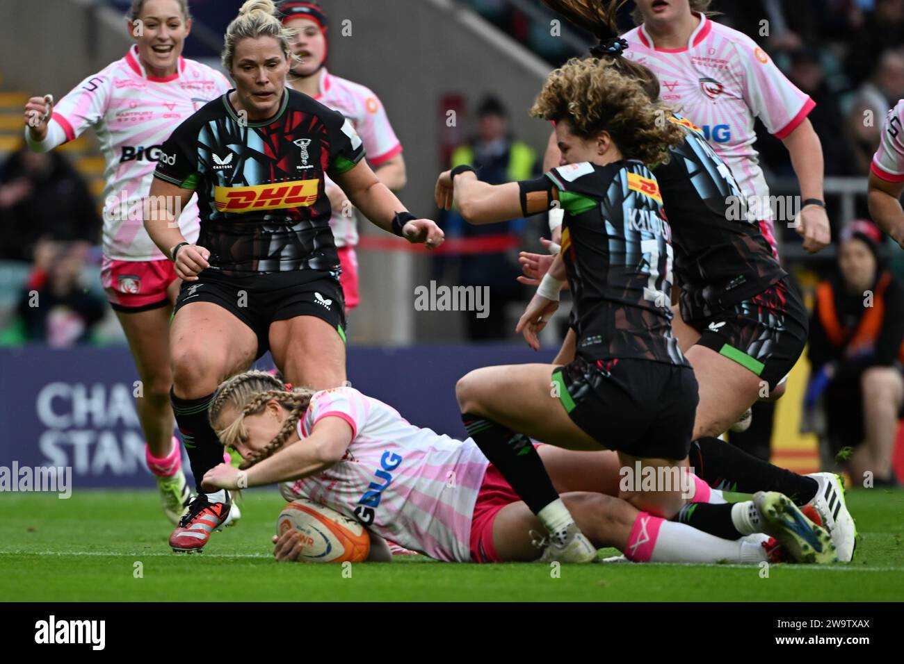 Twickenham Stadium, London, UK. 30th Dec, 2023. Premiership Womens ...