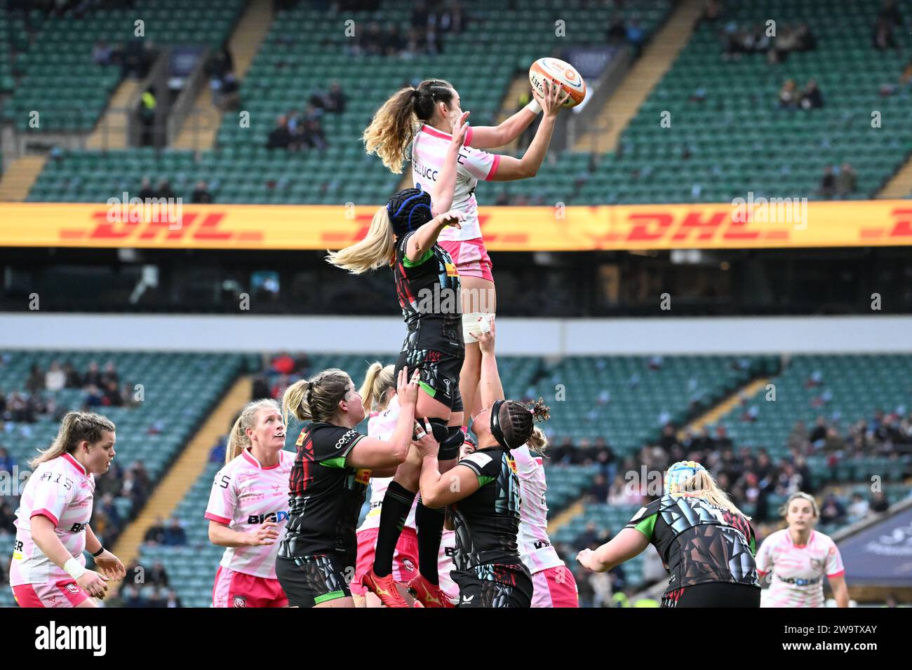 Twickenham Stadium, London, UK. 30th Dec, 2023. Premiership Womens ...