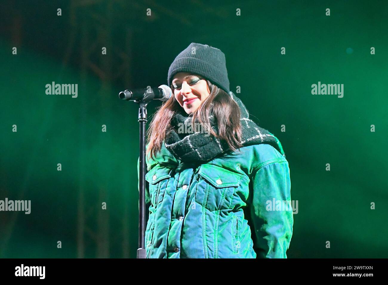Francavilla Al Mare, Italy. 29th Dec, 2023. Italian singer-songwriter ...