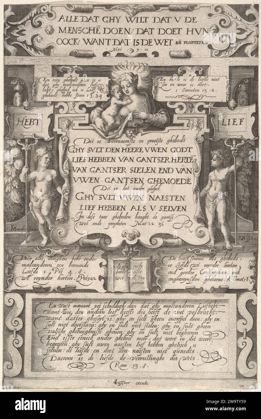 The Commandment to Love One Another 1949 by Gillis van Breen Stock ...