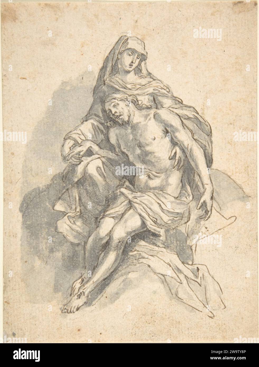 Pieta 1957 by Anonymous, German, 19th century Stock Photo - Alamy