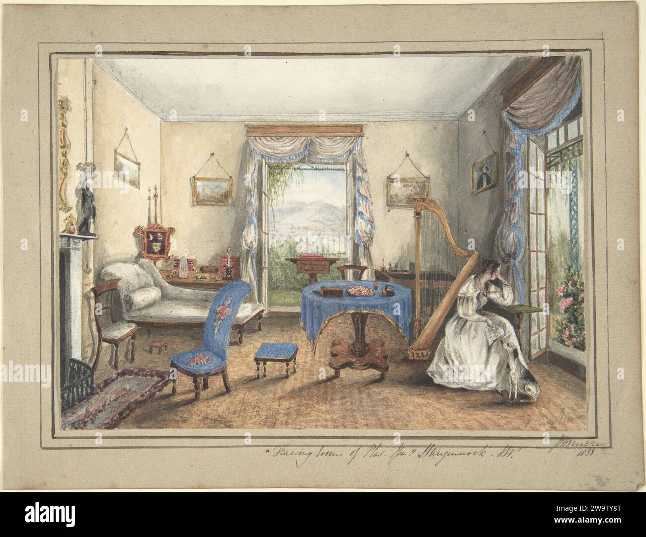 Drawing room of the plas hi-res stock photography and images - Alamy