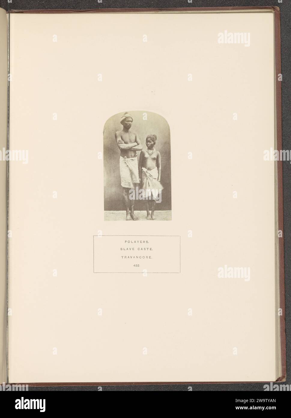 Portrait of an unknown man and woman from Travancore, c. 1865 - in or ...