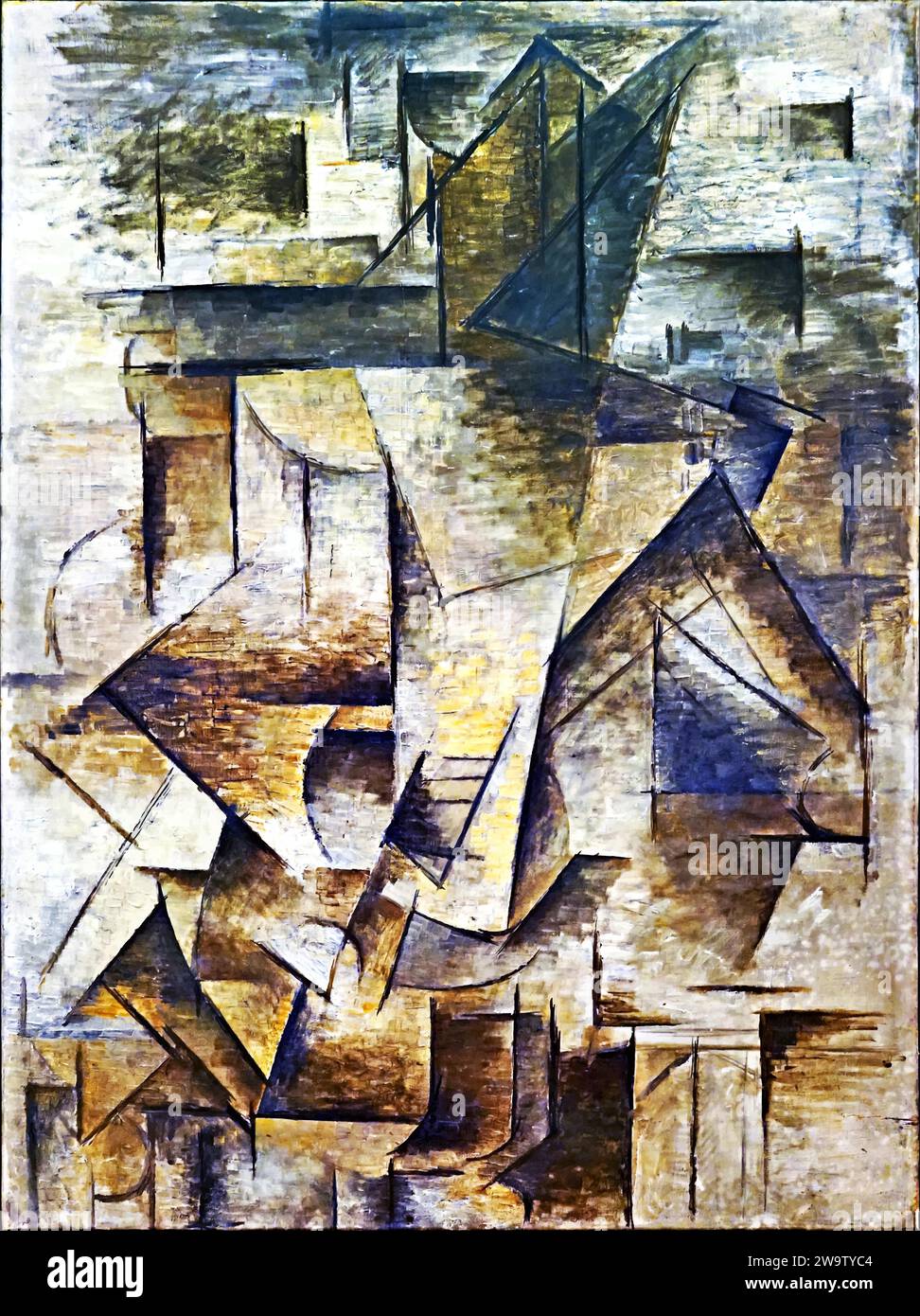 The Guitarist, 1910 (Painting) by Artist Picasso, Pablo (1881-1973 ...