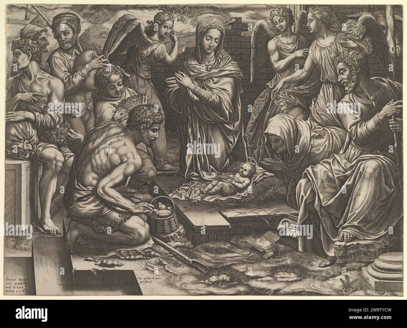 The Nativity 1964 by Giorgio Ghisi Stock Photo - Alamy