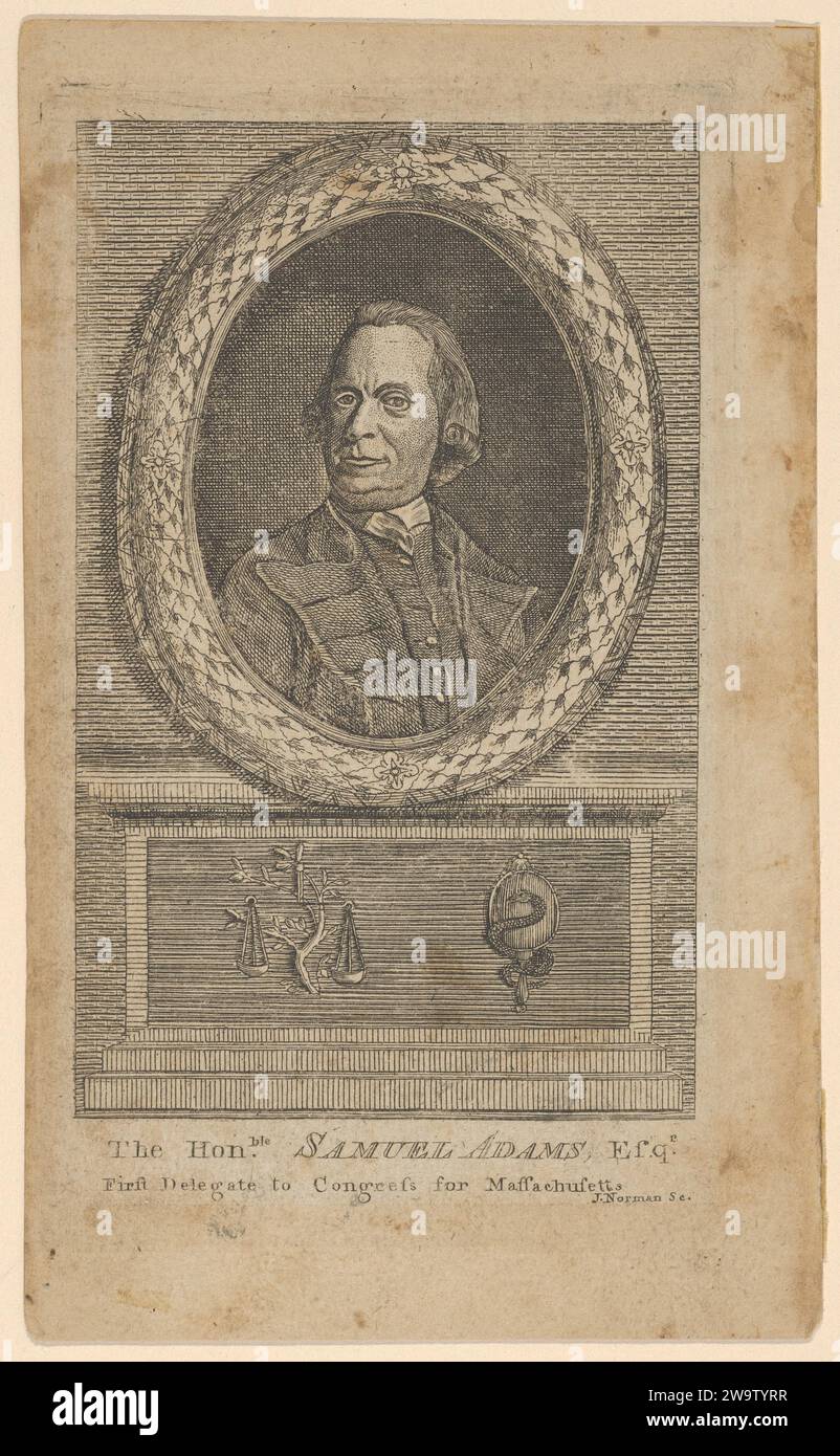 The Honorable Samuel Adams, Esq., First Delegate to Congress from ...