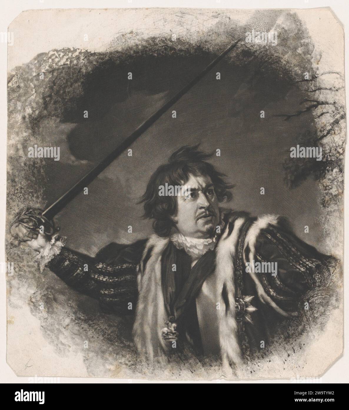 David Garrick as Richard III (Shakespeare, King Richard III, Act 5 ...