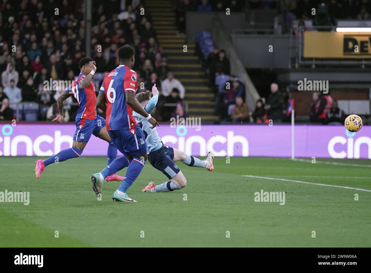 Brentford's Keane Lewis-Potter (right) scores their side's first goal ...