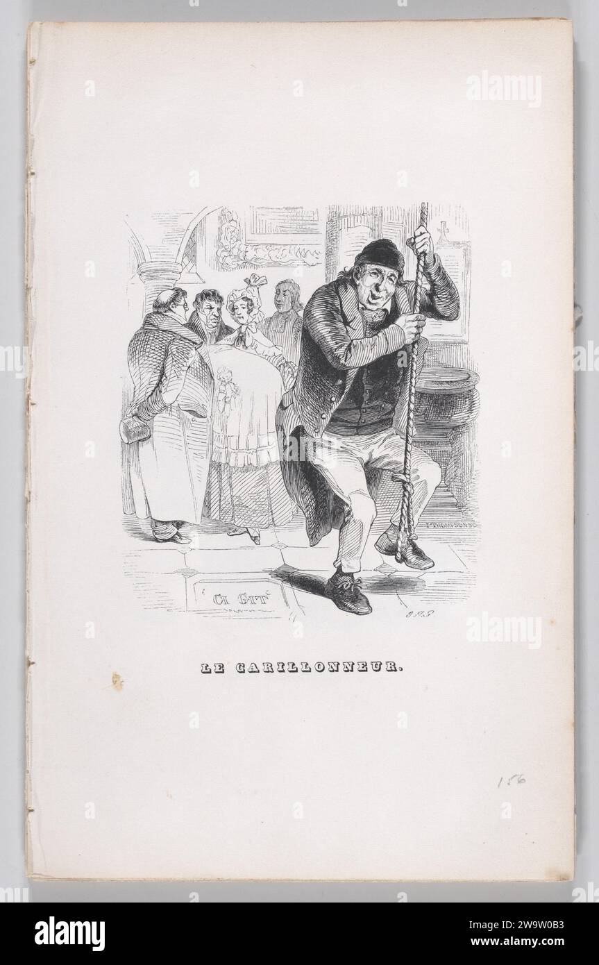 The Bell Ringer, from "The Complete Works of Beranger" 1959 by John ...