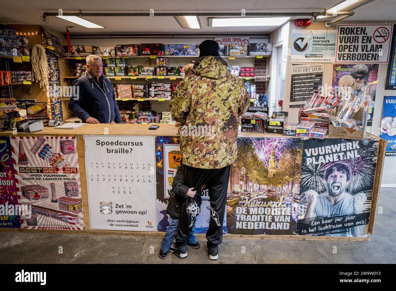 ENSCHEDE - People buy fireworks the day before New Year's Day ...