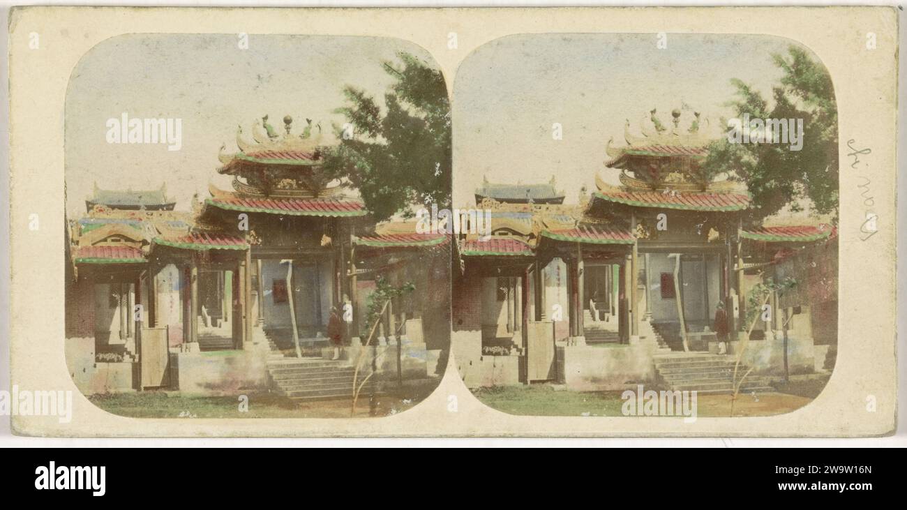 Views in China Canton. The Temple of the Five Gennii..., c. 1850 - c ...