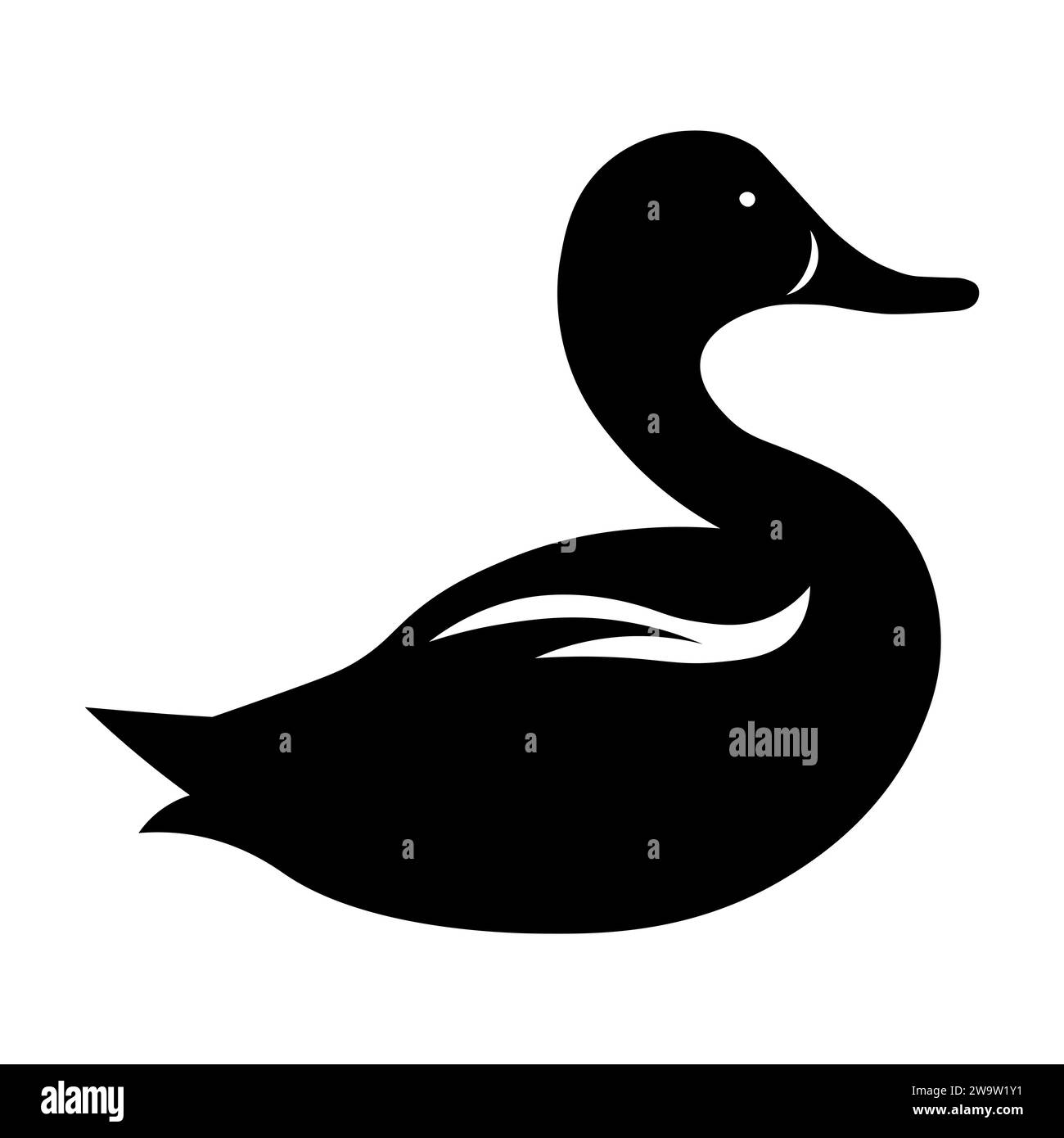 Plastic duck black background Stock Vector Images - Alamy