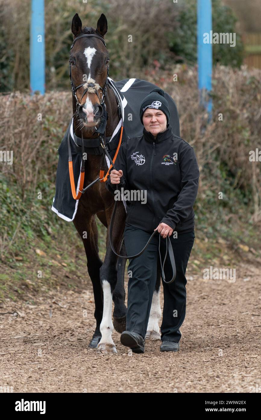 The kings writ trained by kayley woollacott hi-res stock photography ...