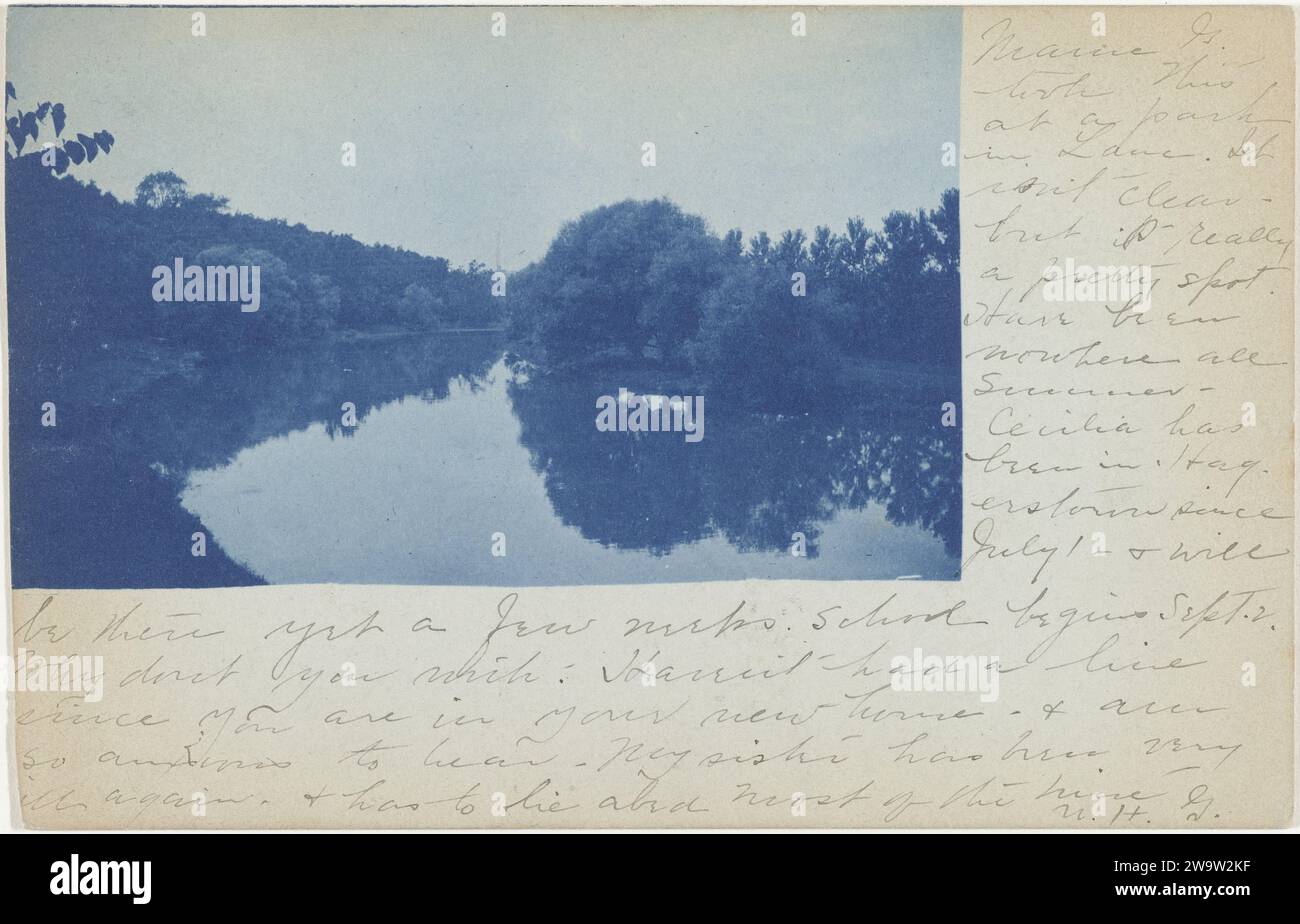 Park met water, Lancaster, Pennsylvania, 1907 photograph Lancaster ...