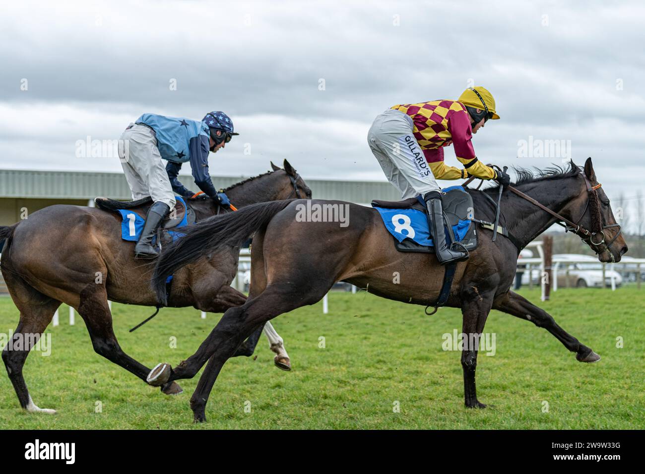 Favori de silva cantering to the start hi-res stock photography and ...