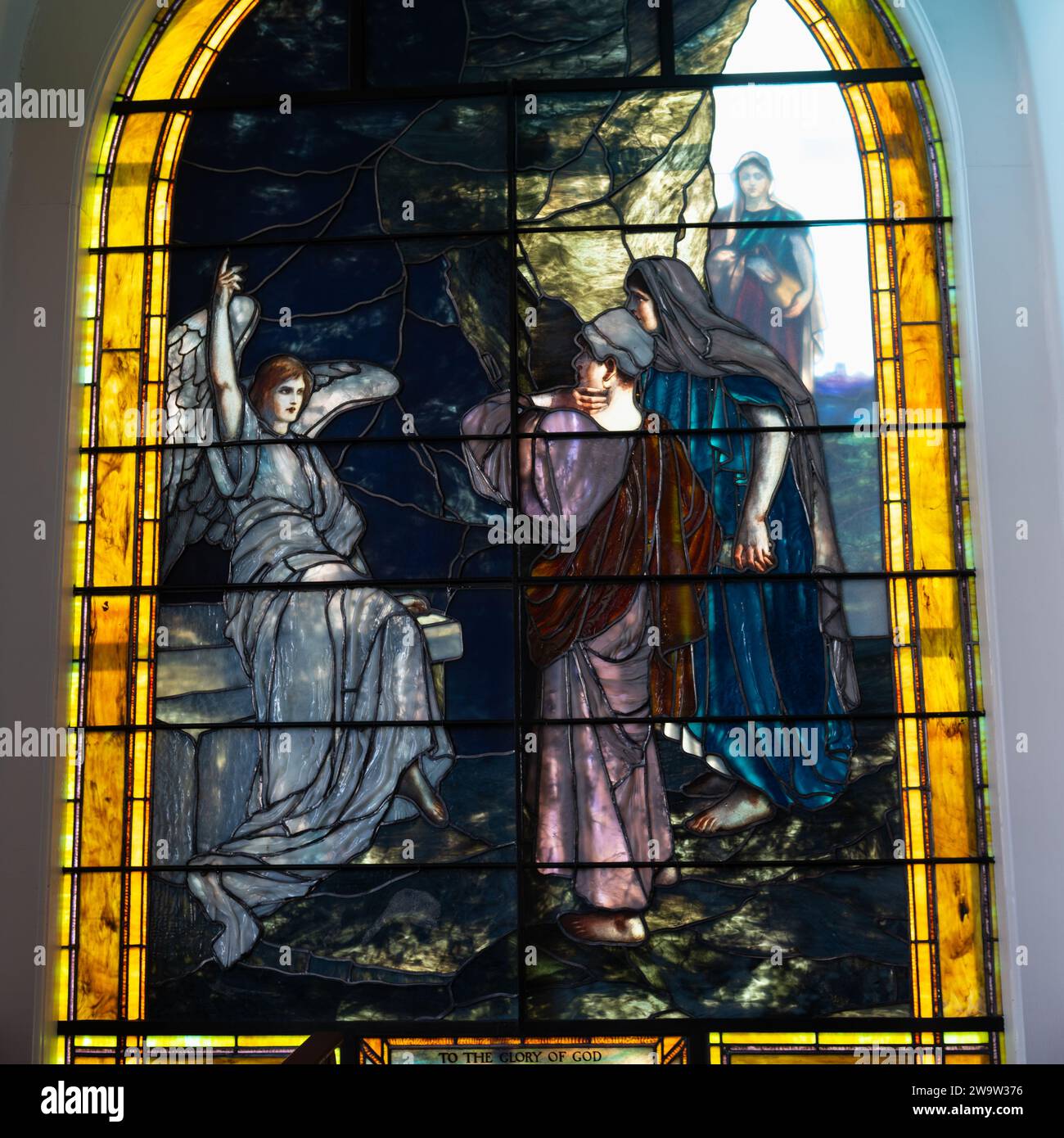 CHARLESTON, SC, USA - August 2, 2023: Interior of St. Michael Church ...