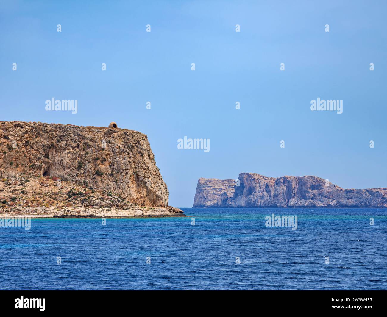 Imeri Gramvousa and Agria Gramvousa, Chania Region, Crete, Greece Stock ...