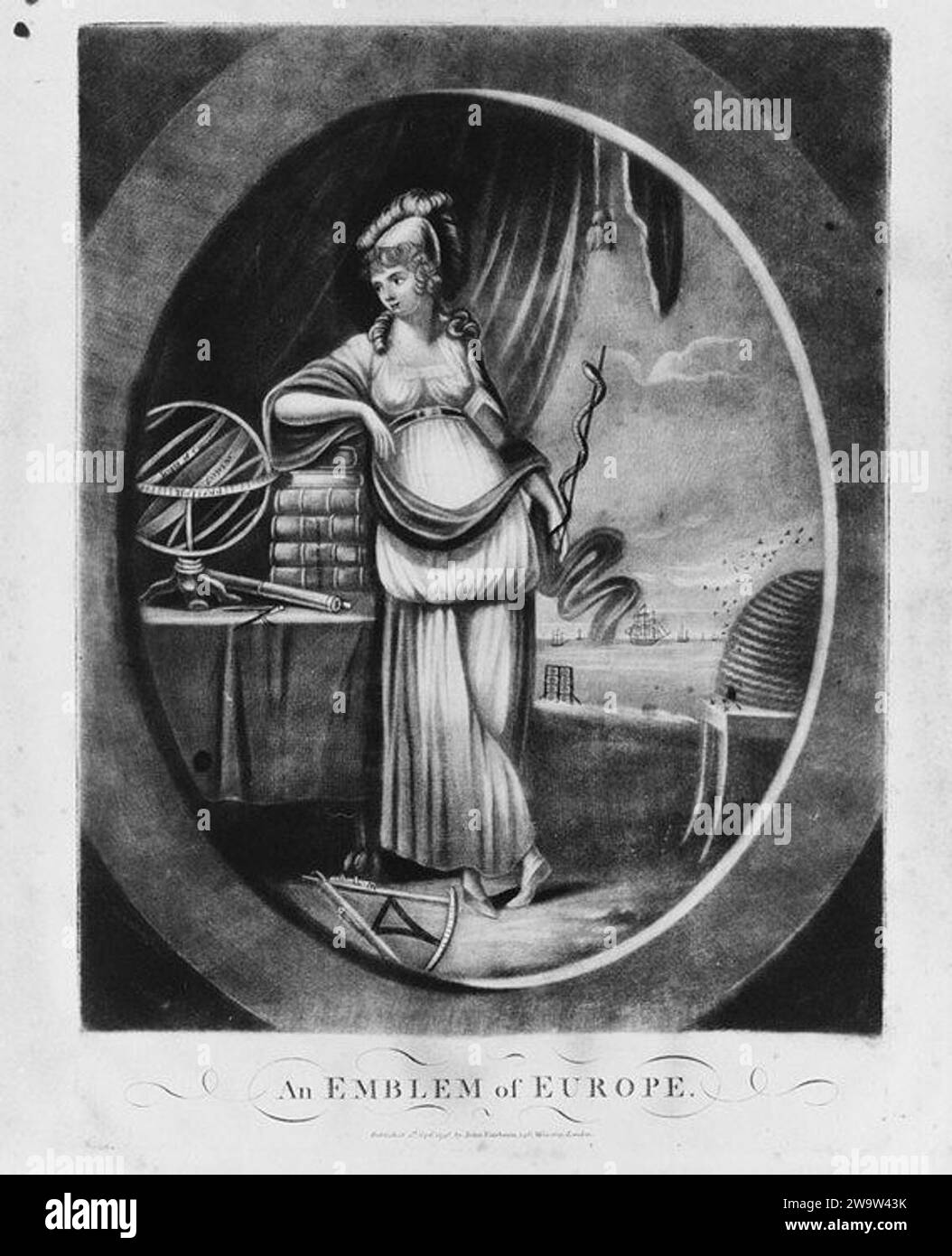 An Emblem of Europe 1952 by John Fairburn Stock Photo - Alamy