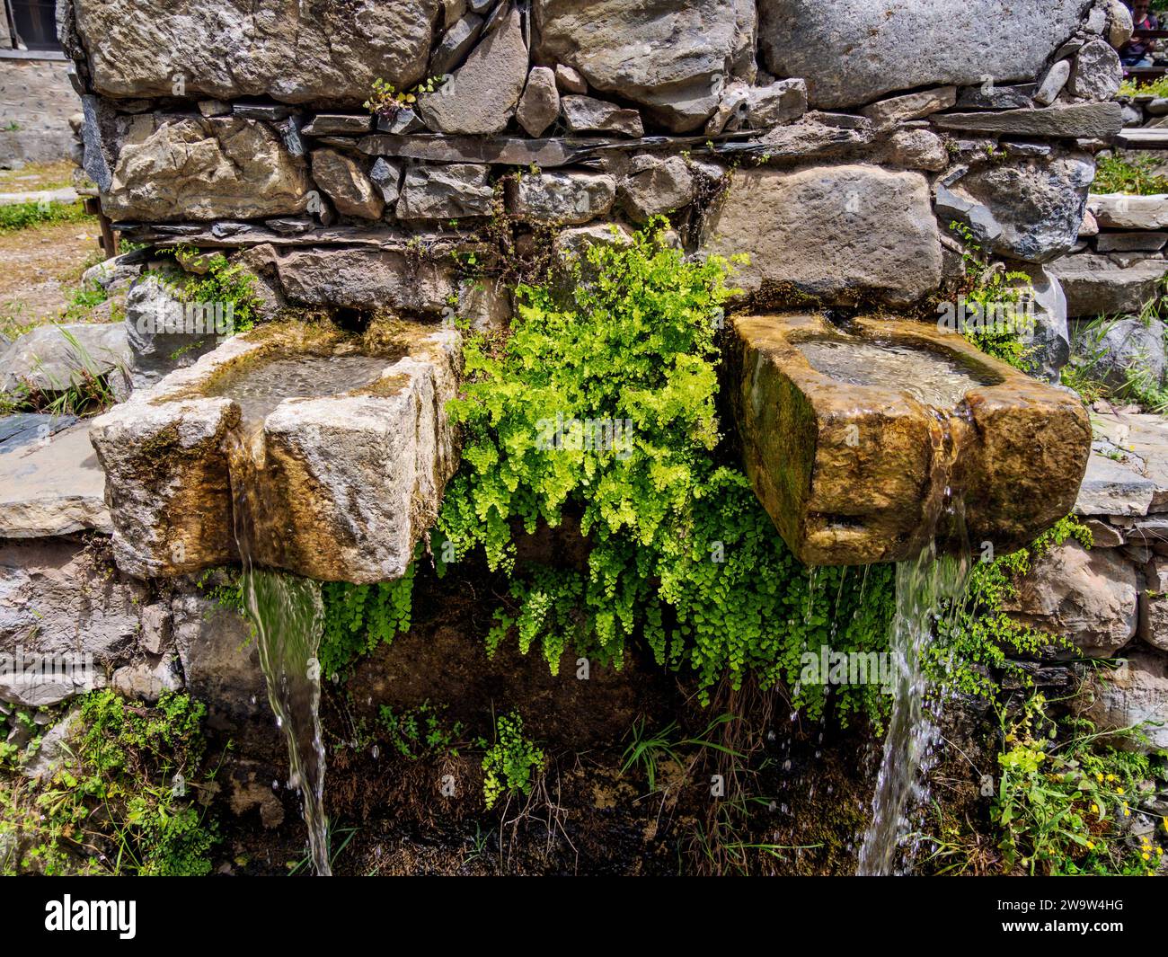 Drinking water fountain, Samaria Settlement, Samaria Gorge, Chania ...