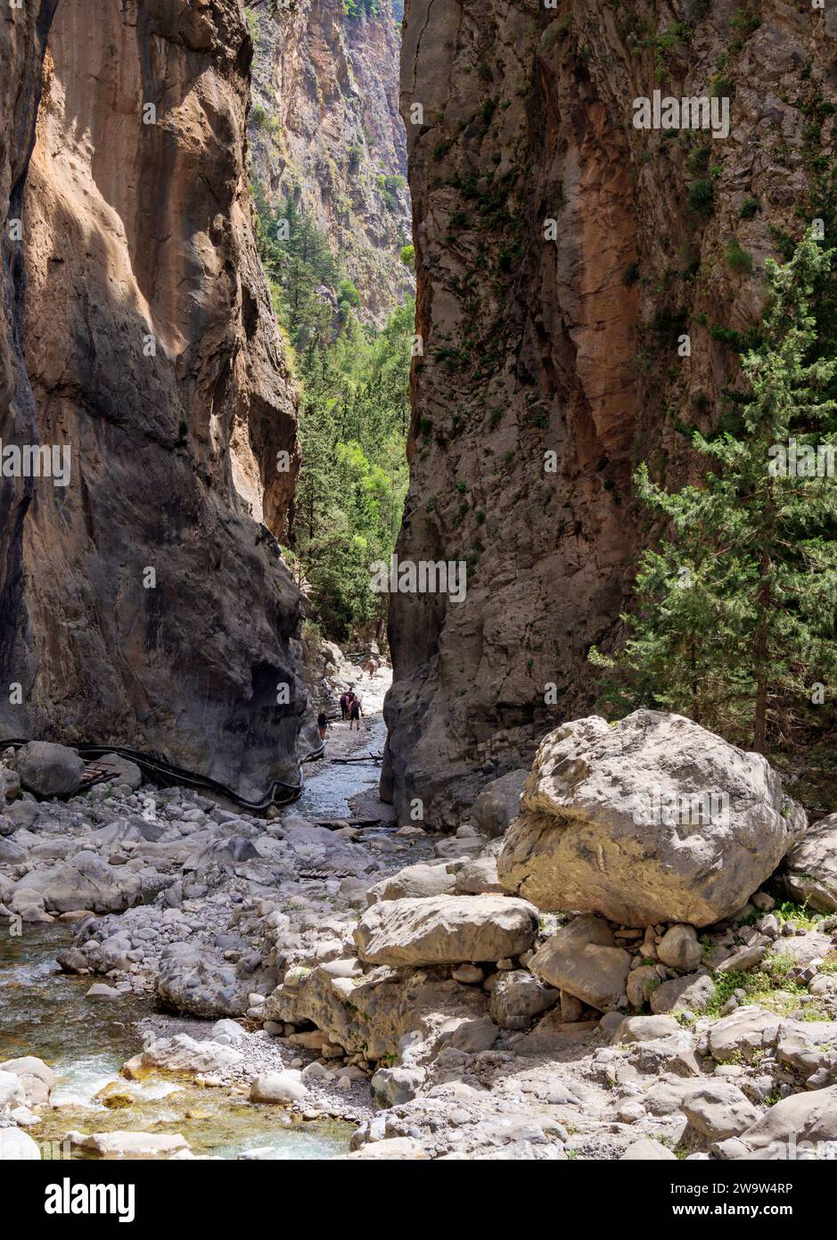 The Gates, Samaria Gorge, Chania Region, Crete, Greece Stock Photo - Alamy