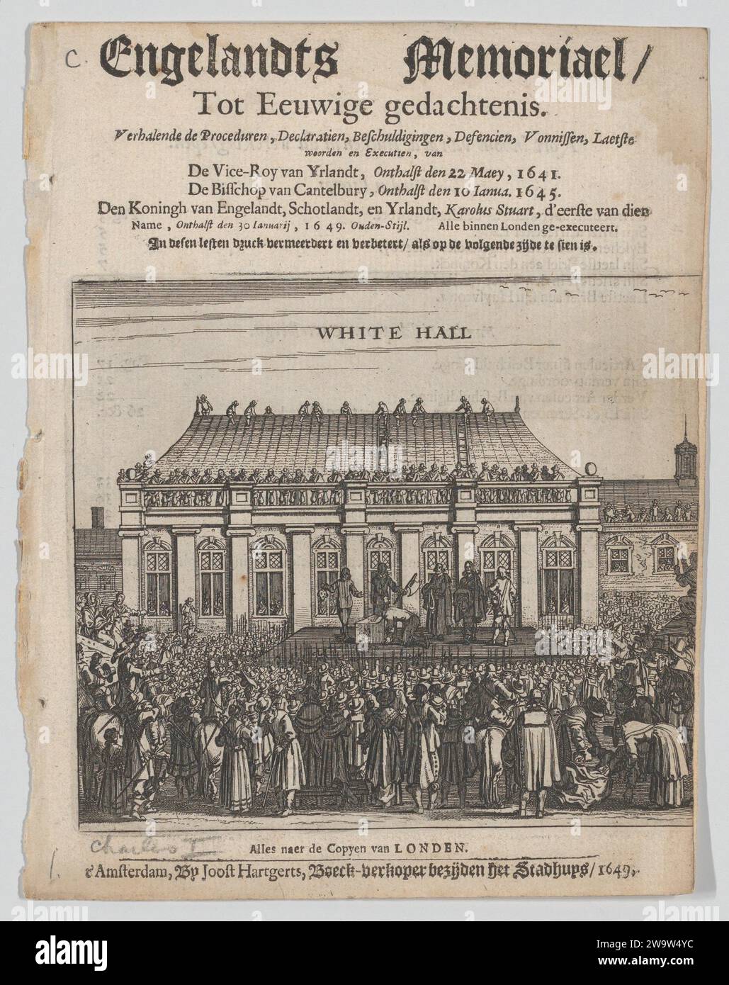 Execution of king charles i hi-res stock photography and images - Alamy