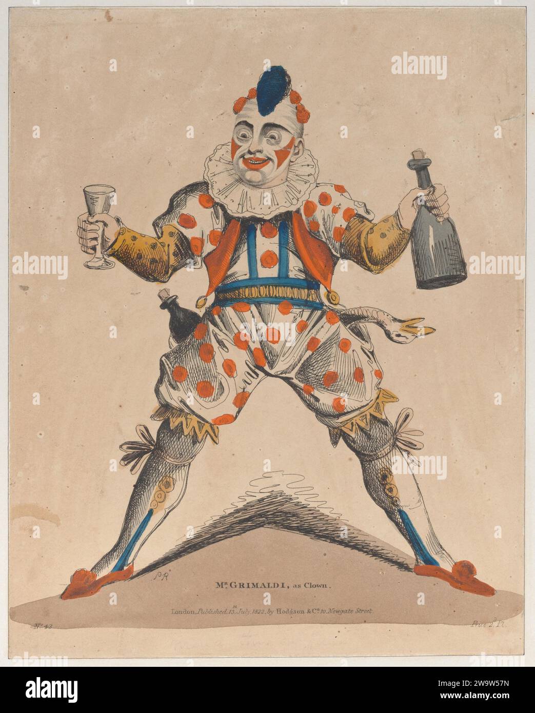 Mr. Grimaldi as "Joey" the Clown 1917 by Joseph Grimaldi Stock Photo ...