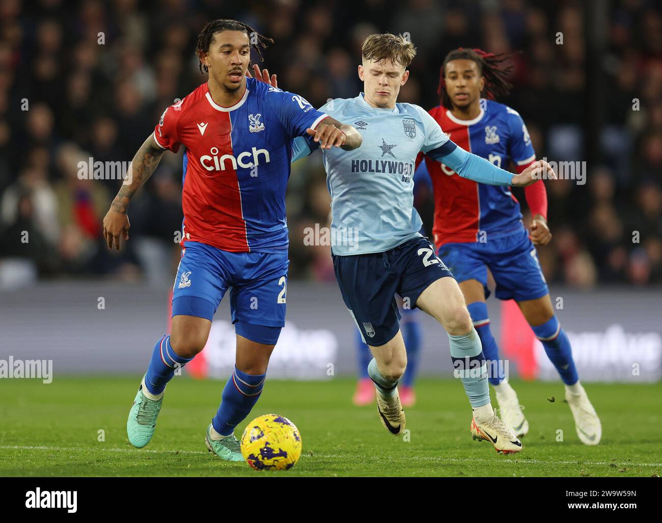 London, UK. 30th Dec, 2023. Chris Richards of Crystal Palace and Keane ...