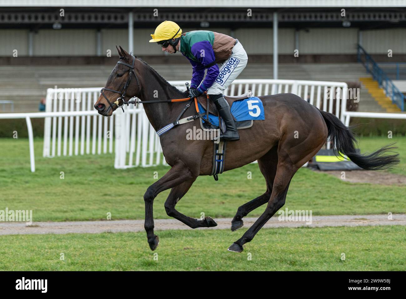 Emberscombe, ridden by Rex Dingle and trained by Jeremy Scott, racing ...