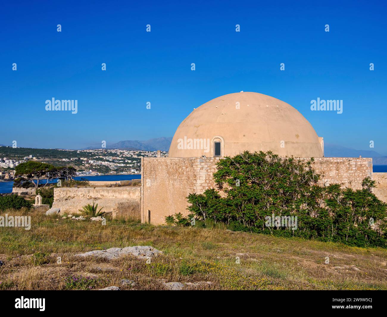 The Ibrahim Han Mosque, Venetian Fortezza Castle, City of Rethymno ...