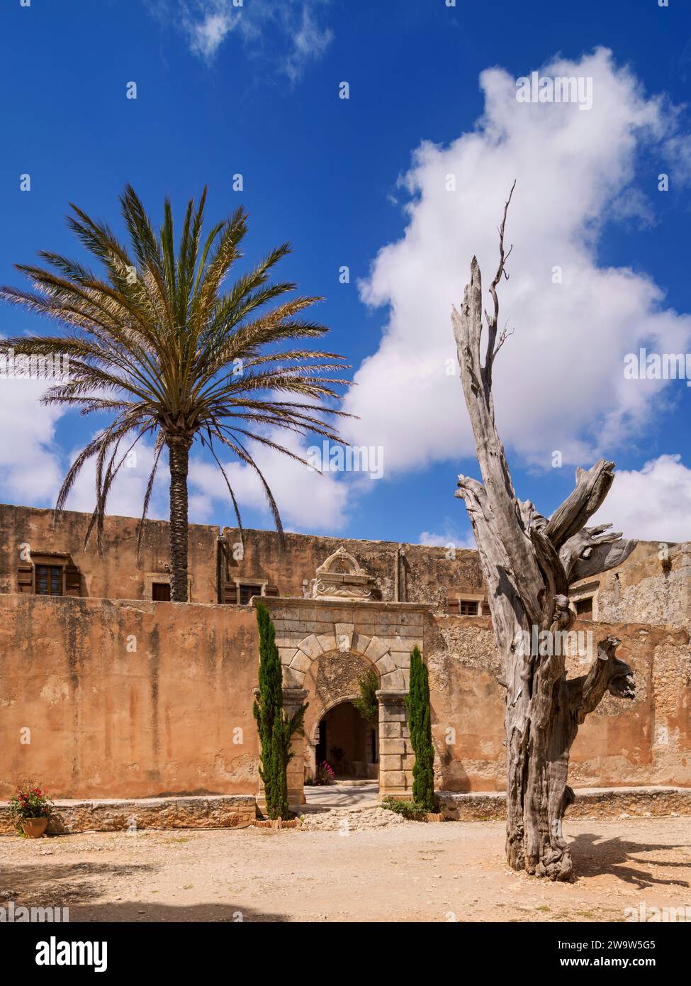 Arkadi Monastery, Rethymno Region, Crete, Greece Stock Photo - Alamy