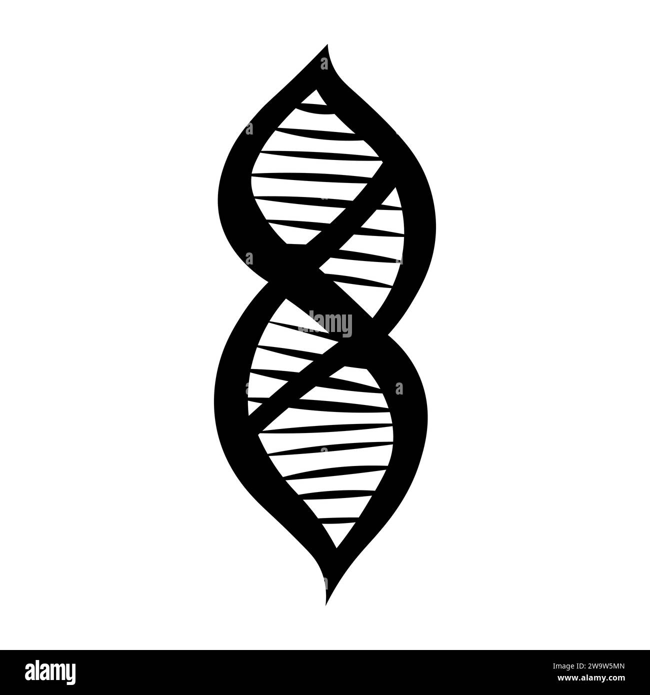 Human dna logo Black and White Stock Photos & Images - Alamy