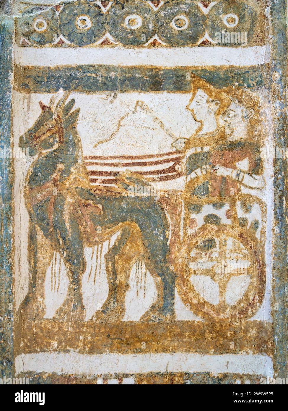 Hagia Triada Sarcophagus, detailed view, Heraklion Archaeological ...